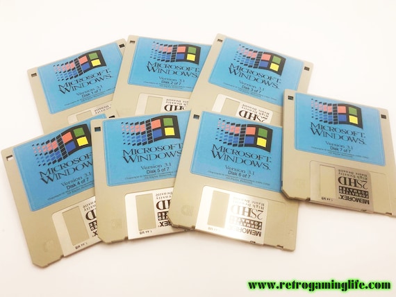 Windows 3.11 Installation Floppy Disk Lot | Etsy