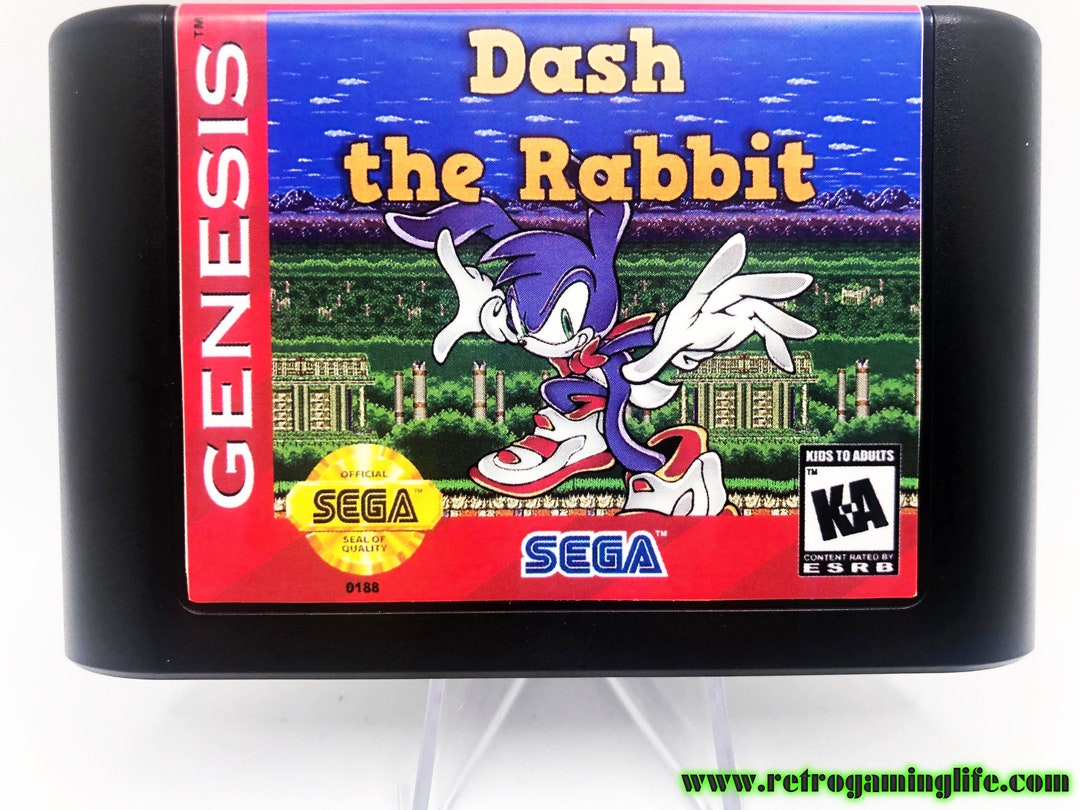 Dash the Rabbit in Sonic the Hedgehog Sega Genesis Repro Game - Etsy