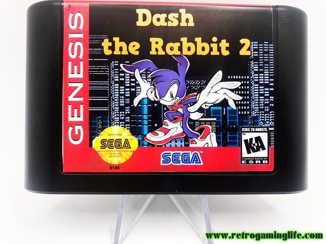 Dash the Rabbit in Sonic the Hedgehog 2 Sega Genesis Game - Etsy Canada