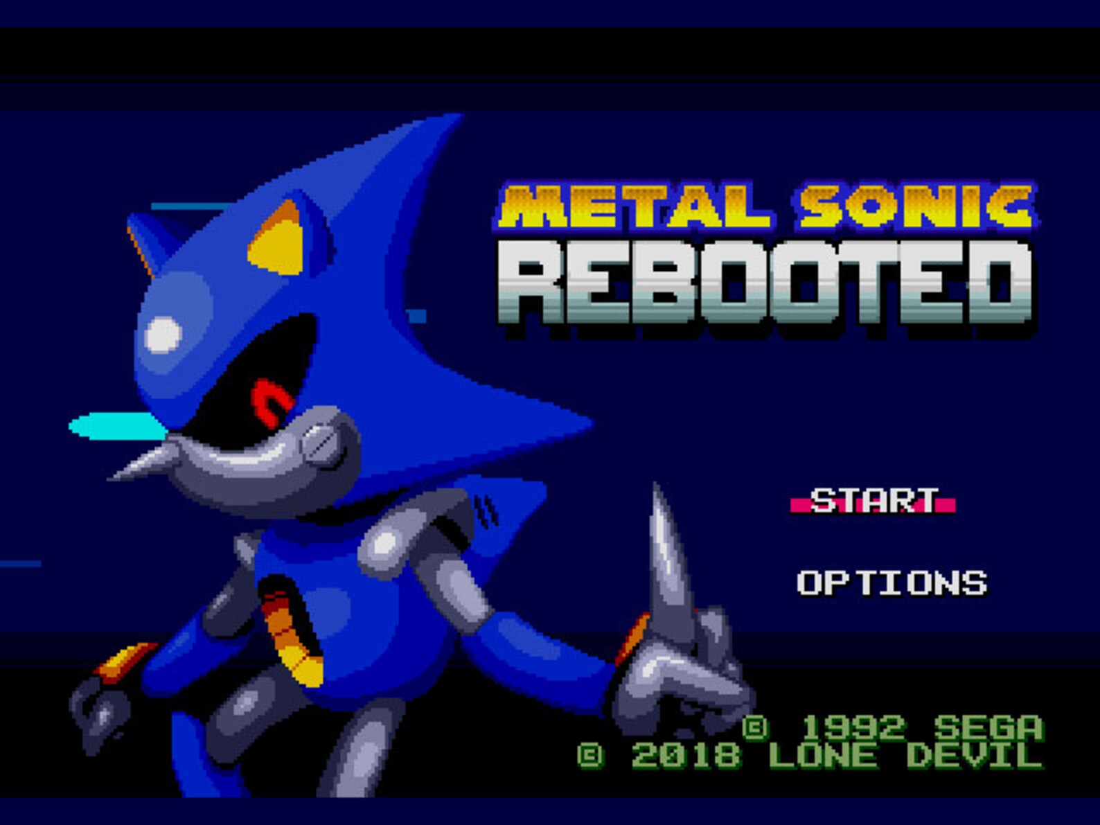 Metal Sonic Hyperdrive reinicia el juego Sega Genesis - Etsy México