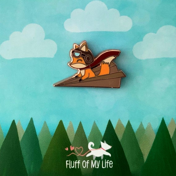 Flying Fox Small Enamel Pin | Etsy