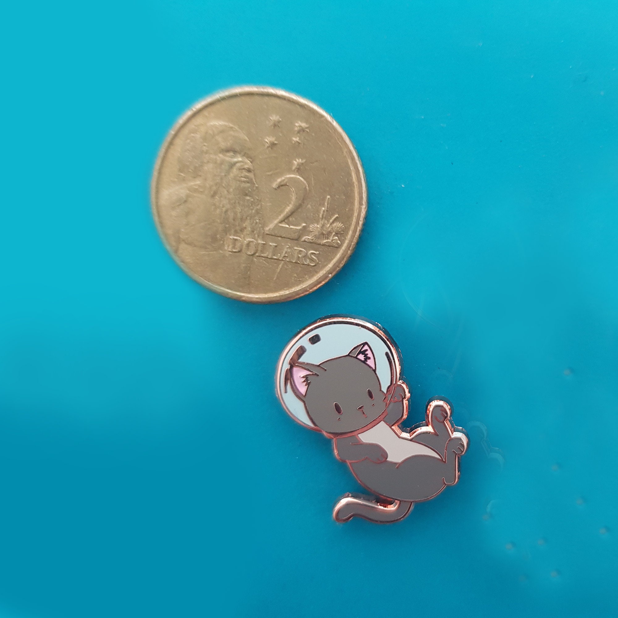 Space Kitty Small Enamel Pin cosmo Kitty Lapel Pin Kawaii - Etsy