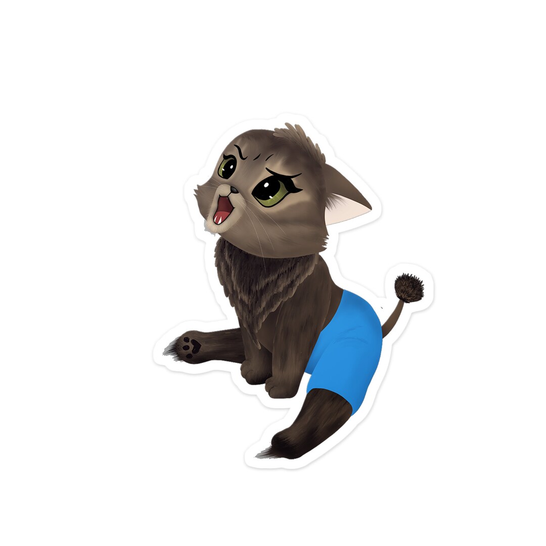 Merida the Spicy Lion Vinyl Sticker - Etsy