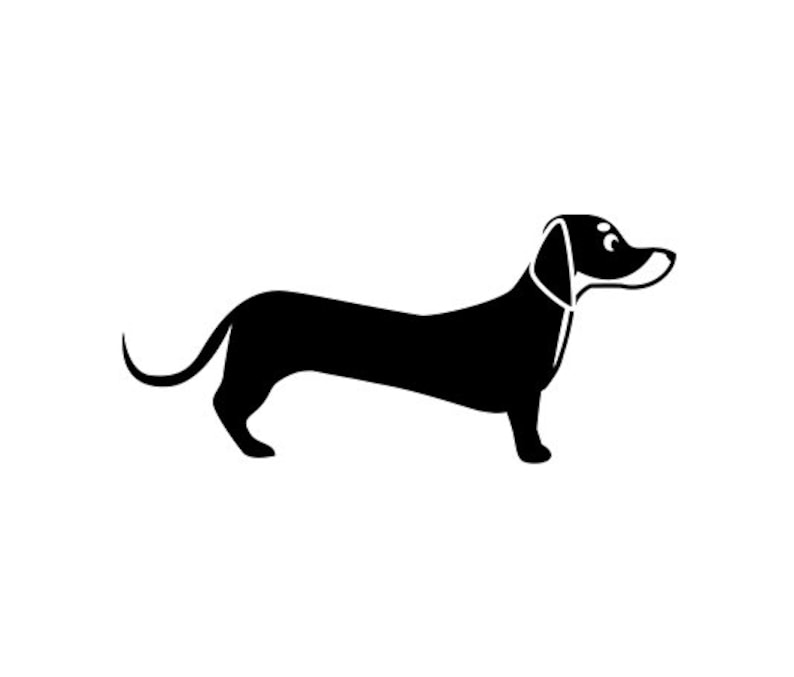 Dachshund Dog Side Profile Decal - Etsy