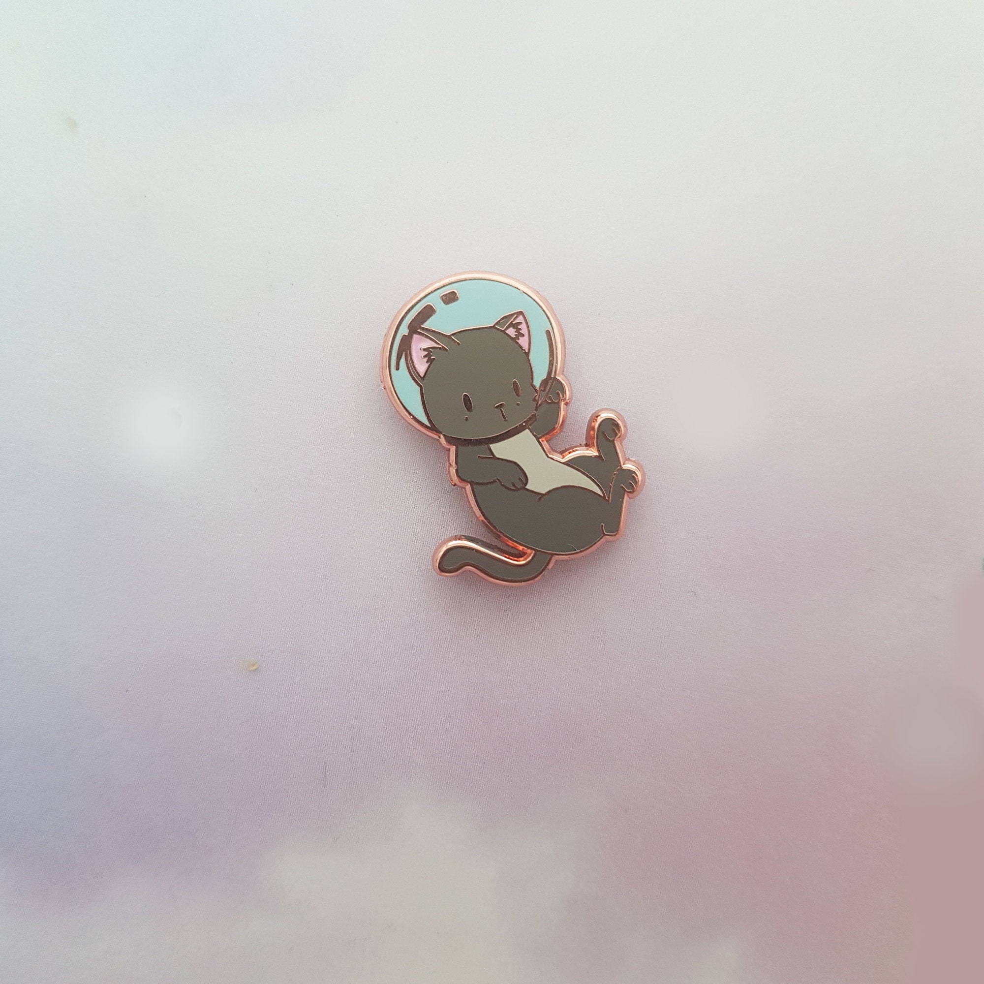 Space Kitty Small Enamel Pin cosmo Kitty Lapel Pin Kawaii - Etsy