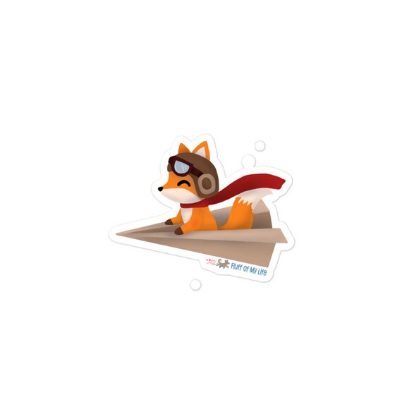 Flying Fox Waterproof Vinyl Sticker - Etsy