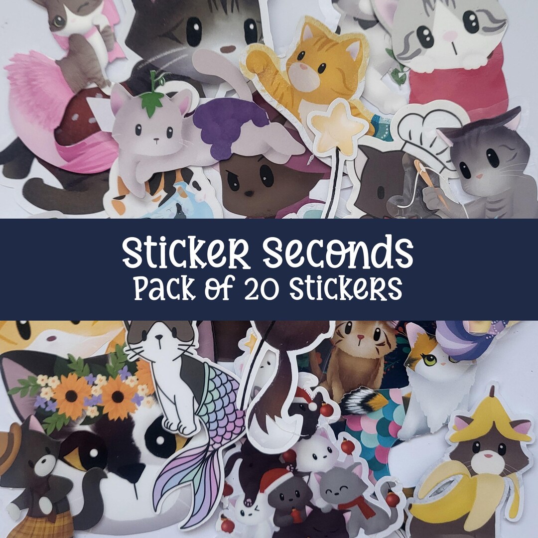 Seconds - Stickers - Pack of 20 - Etsy