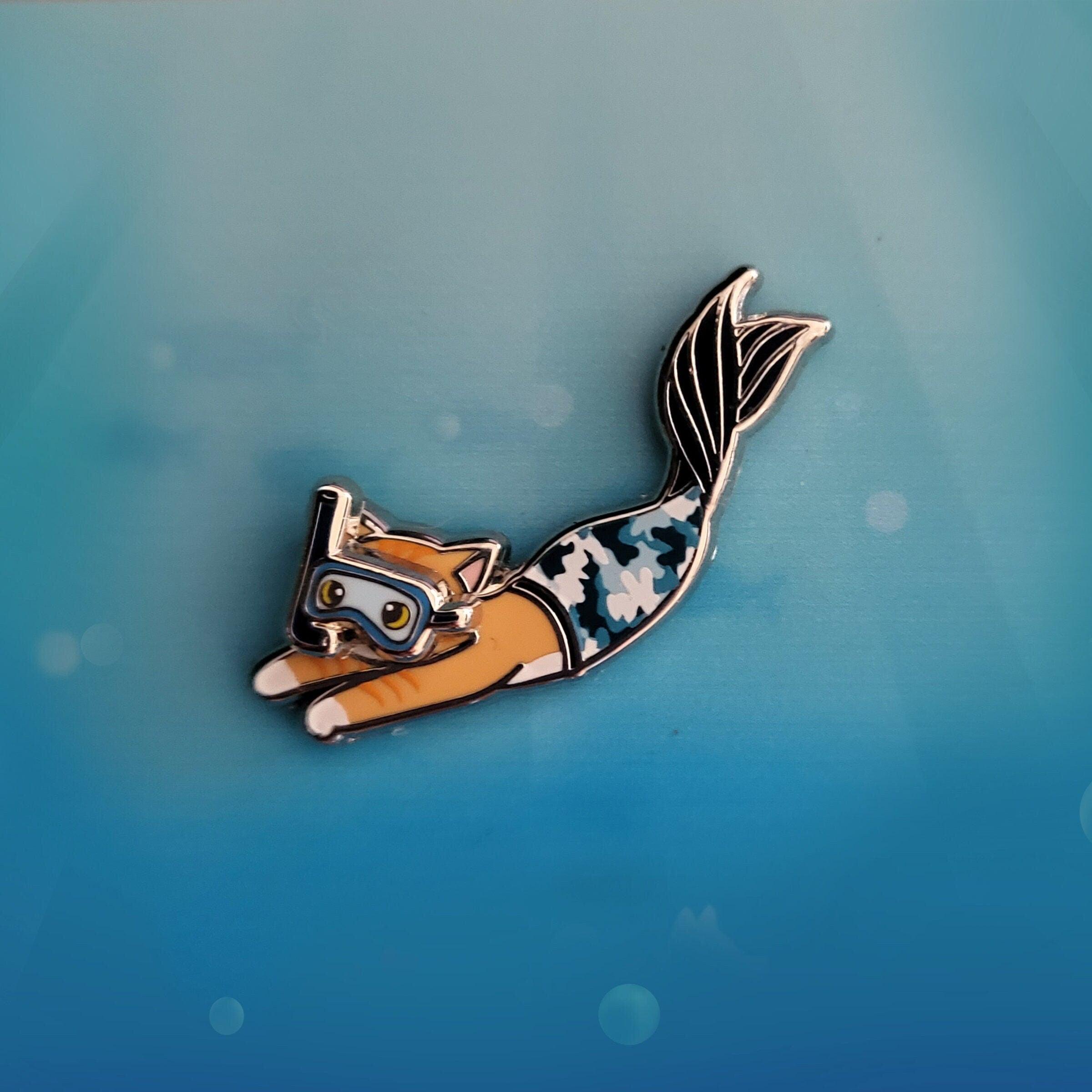 Purrman Reecie (purrmaid of the Month, May 2022) - Small Enamel Pin ...