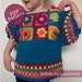 Belle Children's Flower Granny Square Tunic Pattern Crochet Oversize ...