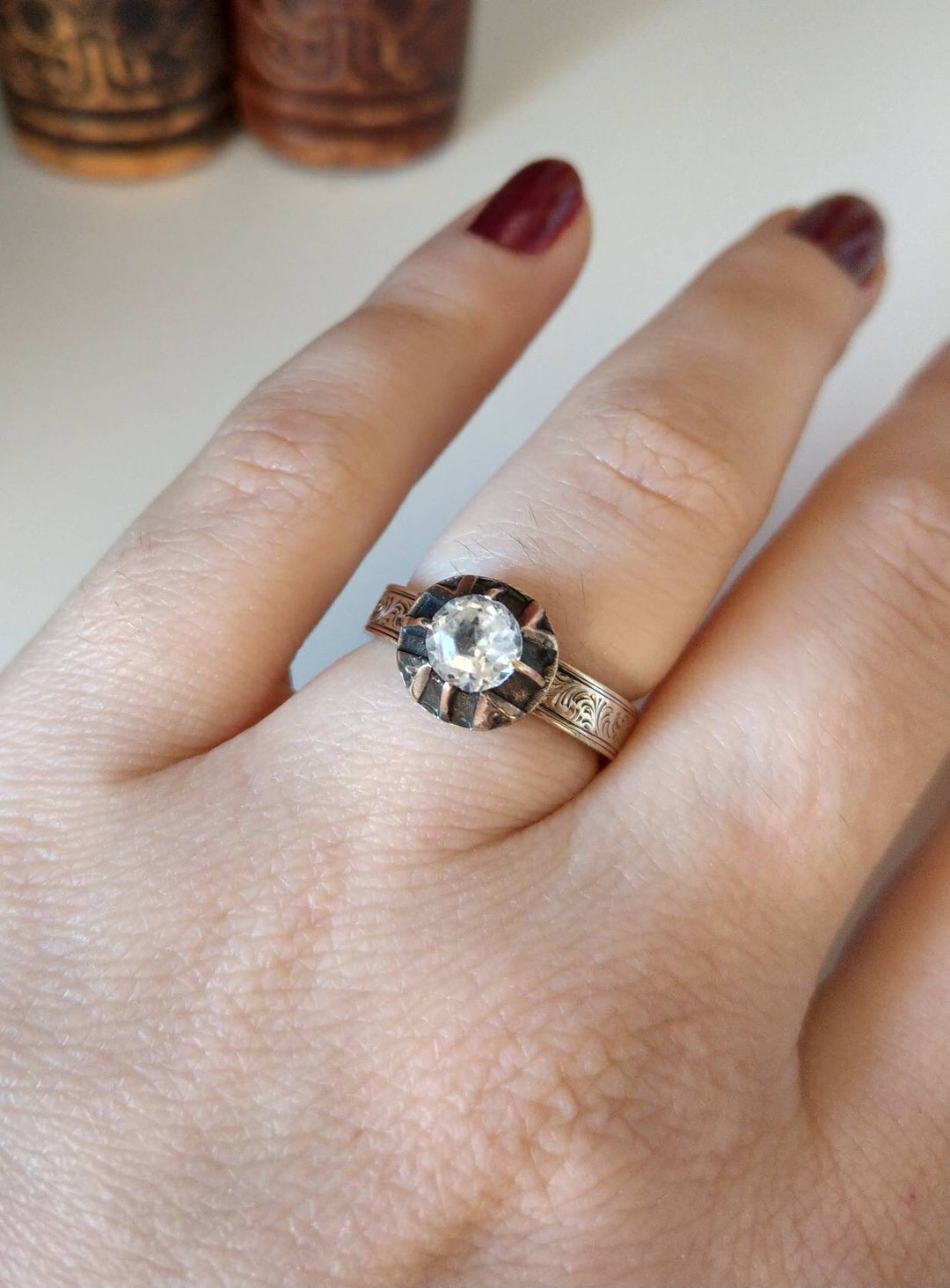 Antique Ring With a Hidden Compartment / Sentimental Jewelry - Etsy