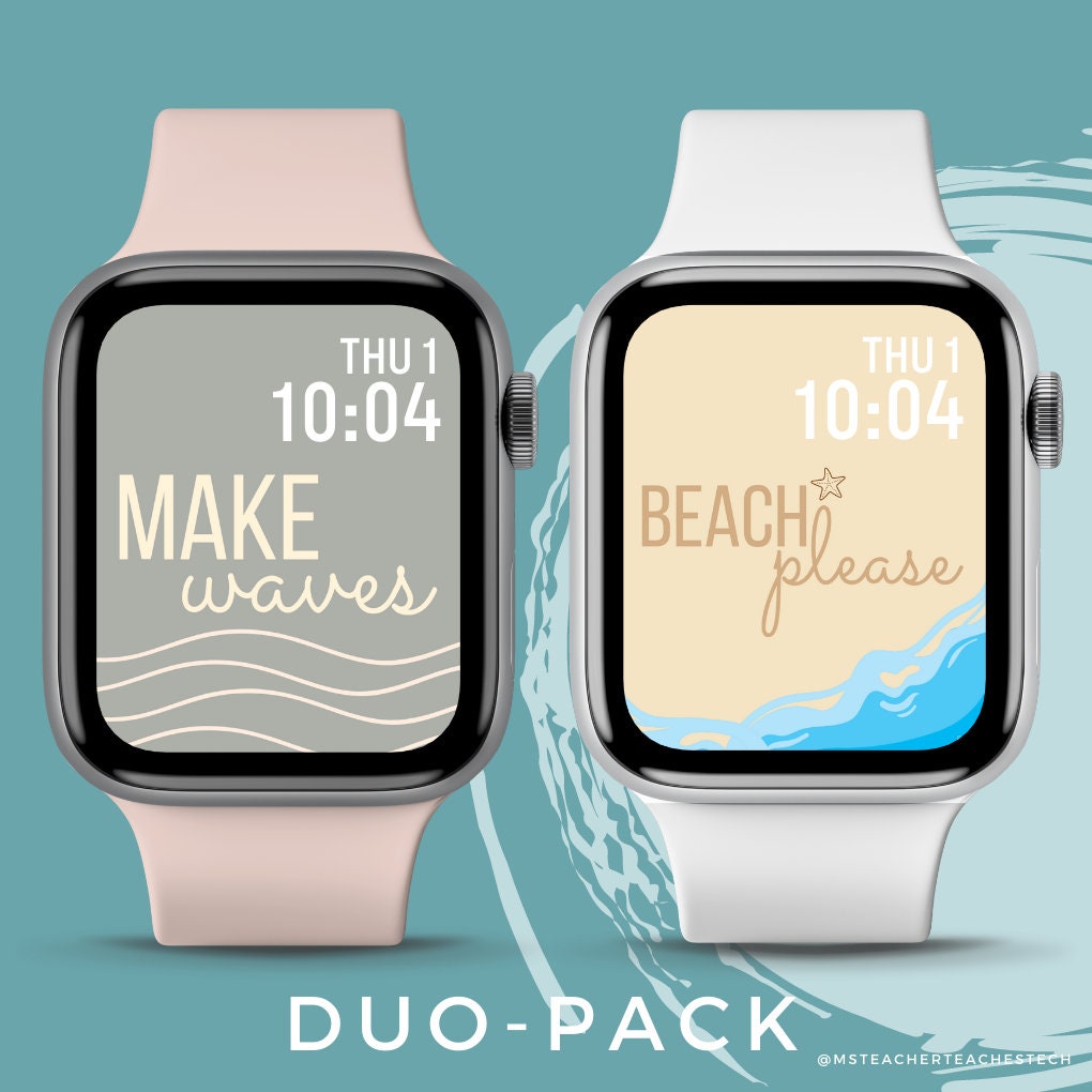 Apple Watch BEACH (summer Theme) Wallpapers - Etsy UK