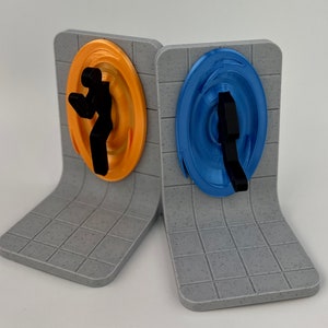Portal Inspired Video Game/movie Book-ends - Etsy