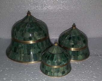 Bone Inlay Designer Black & White Box / Suri Box Set of 3 - Etsy