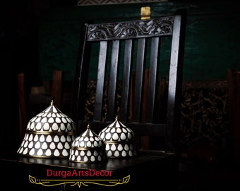 Bone Inlay Designer Black & White Box / Suri Box Set of 3 | Etsy