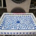 Blue & Bone Inlay Handmade Designer Tray - Etsy