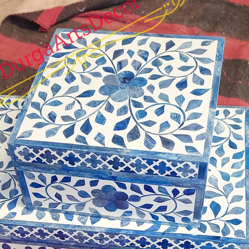 Bone Inlay Box - Etsy