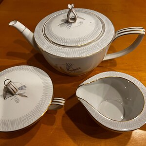 Vintage Noritake China Mid Century Modern, Atomic "clinton" Tea Set W ...