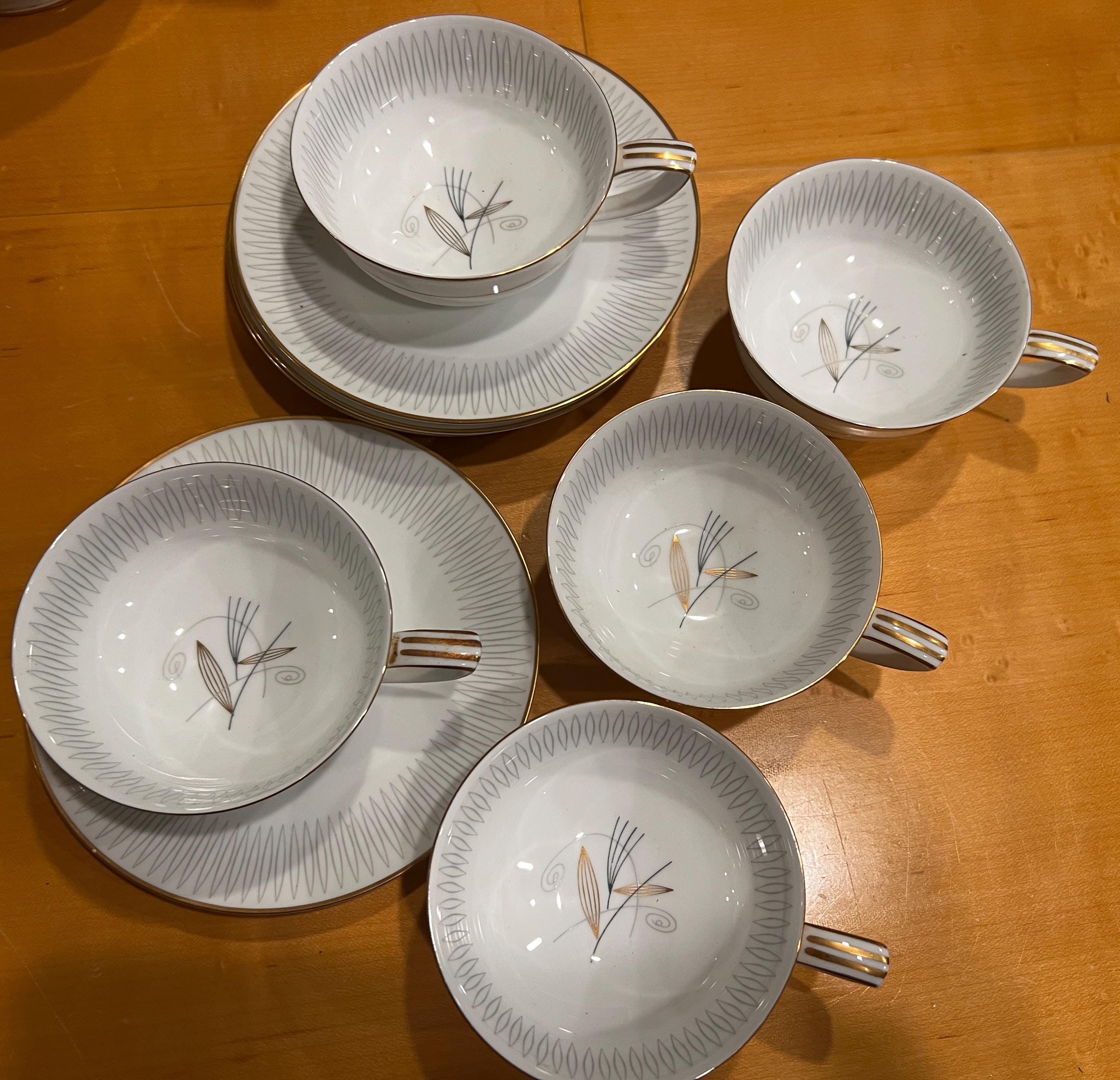 Vintage Noritake China Mid Century Modern, Atomic clinton Tea Set W ...