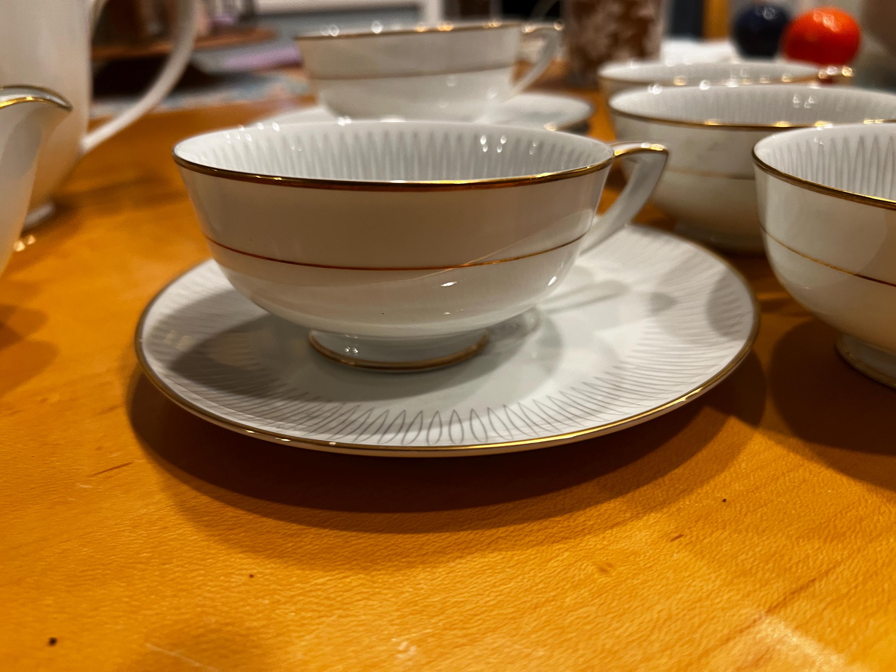 Vintage Noritake China Mid Century Modern, Atomic clinton Tea Set W ...