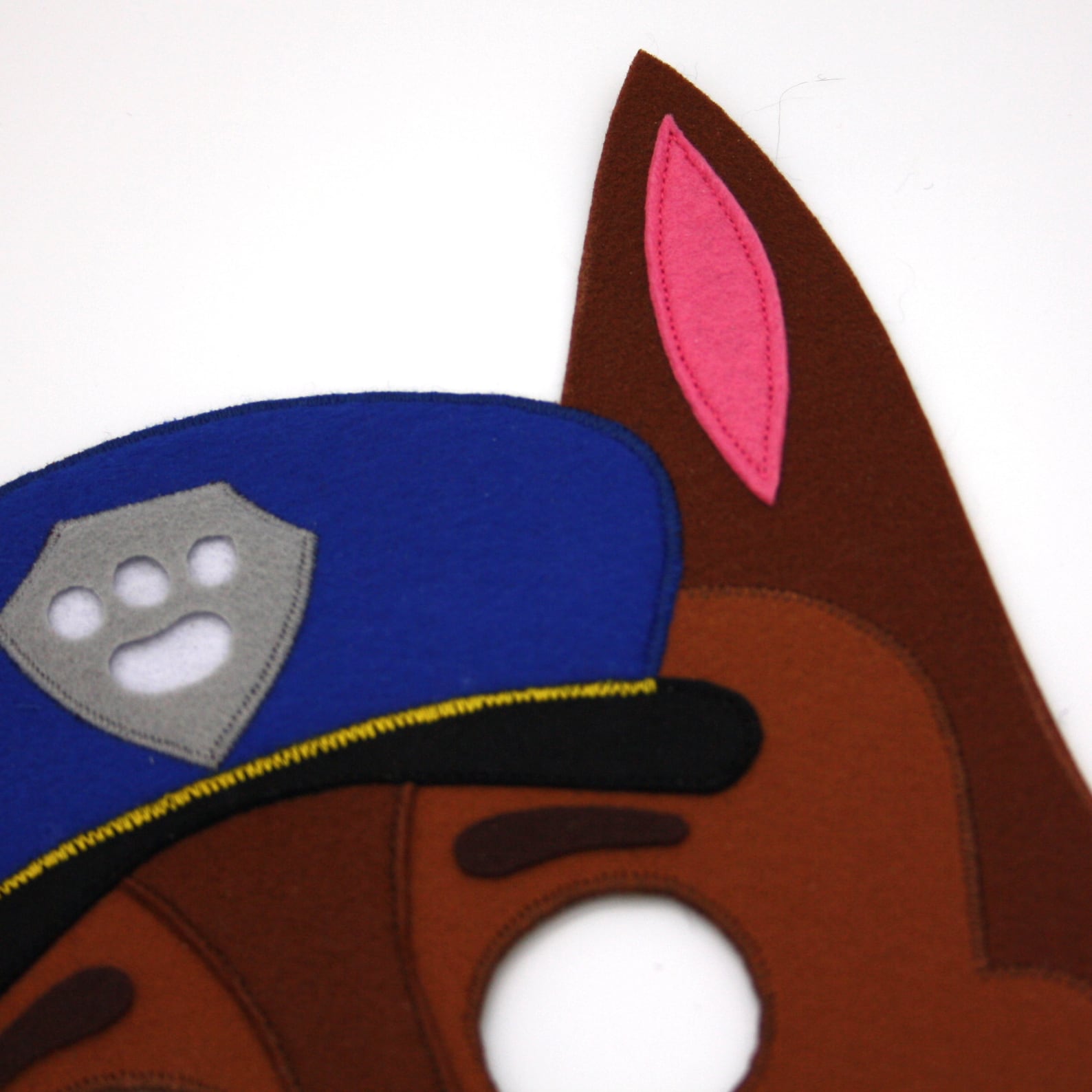 CHASE MASK Paw patrol mask Paw patrol birthday Chase | Etsy