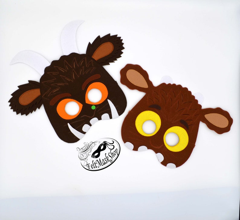 GRUFFALO GRUFFALO MASK Gruffalo costume Gruffalo party | Etsy