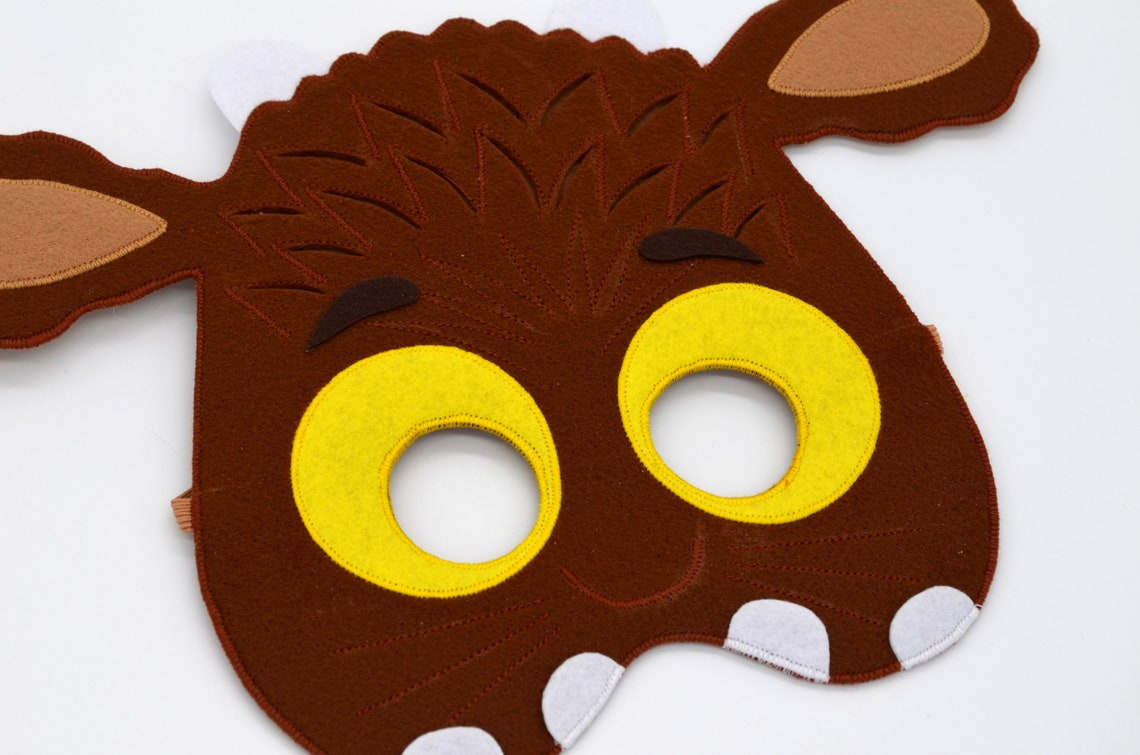 GRUFFALO GRUFFALO MASK Gruffalos child Gruffalo costume | Etsy