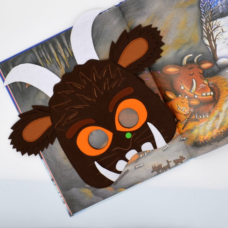 GRUFFALO GRUFFALO MASK Gruffalo costume Gruffalo party | Etsy