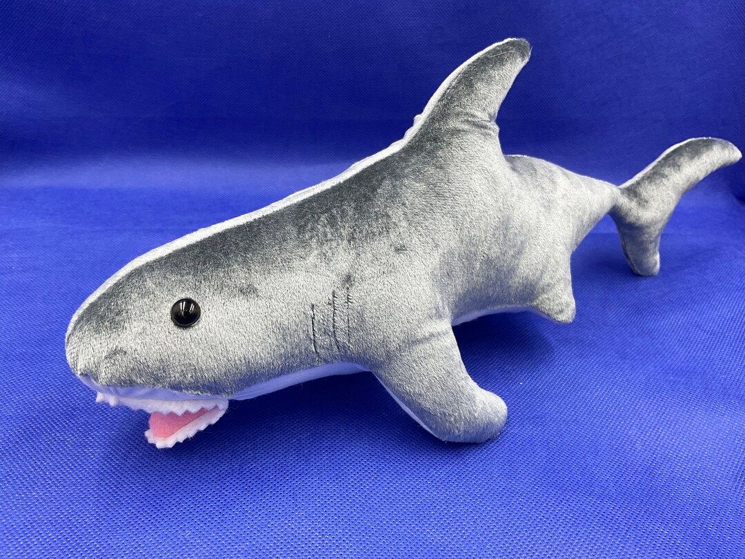 Charlie Shark: Velvet Plush Toy Shark - Etsy