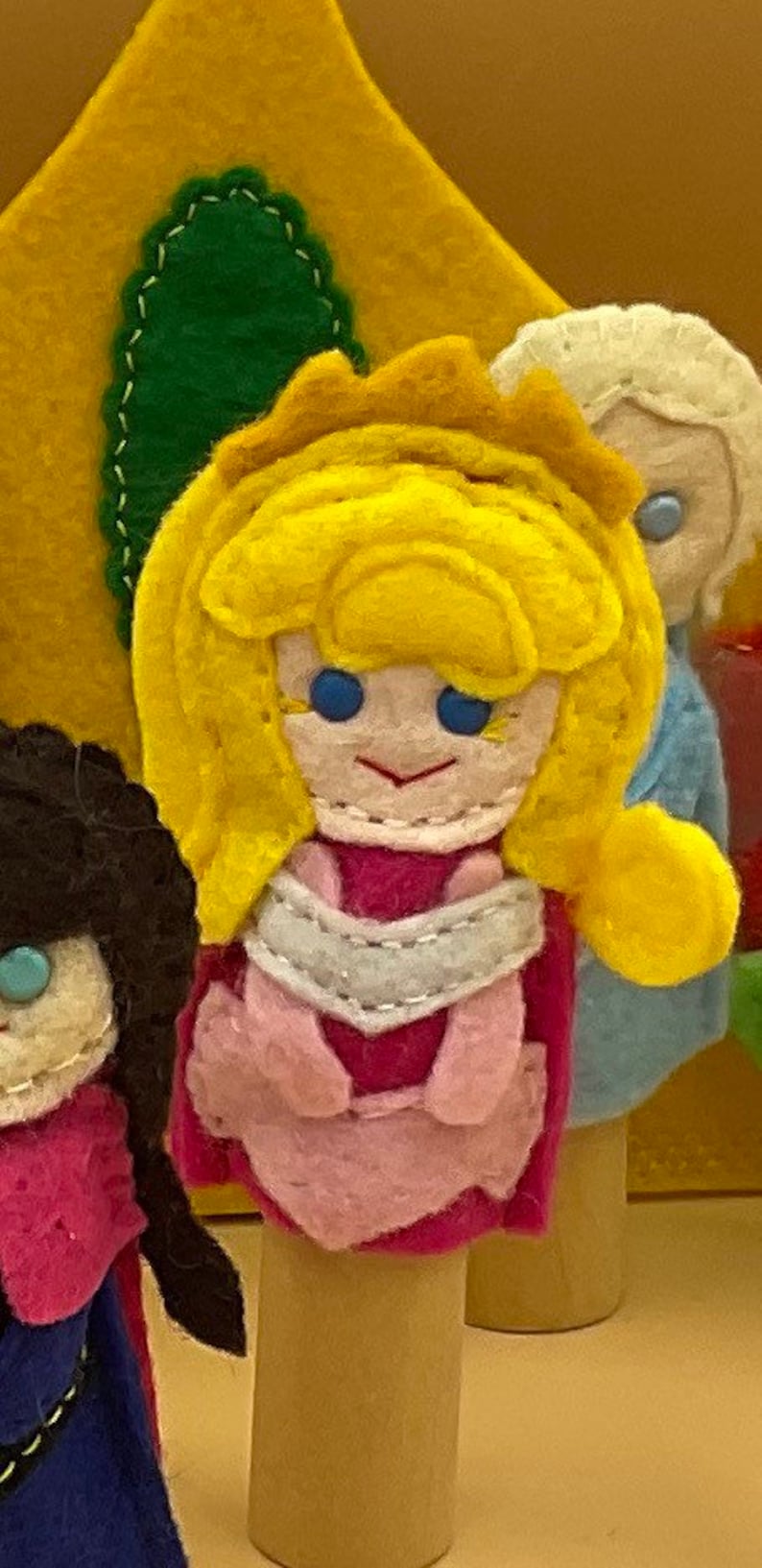 Princess Finger Puppets - Etsy