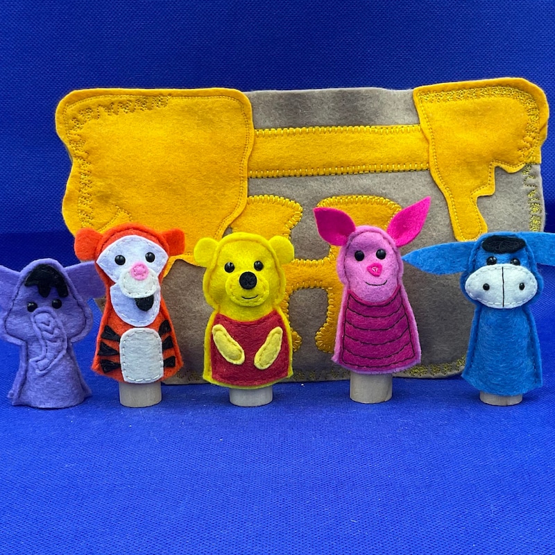 Finger Puppet Set - Etsy