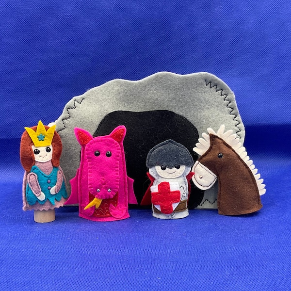 Dragon Finger Puppet - Etsy Australia