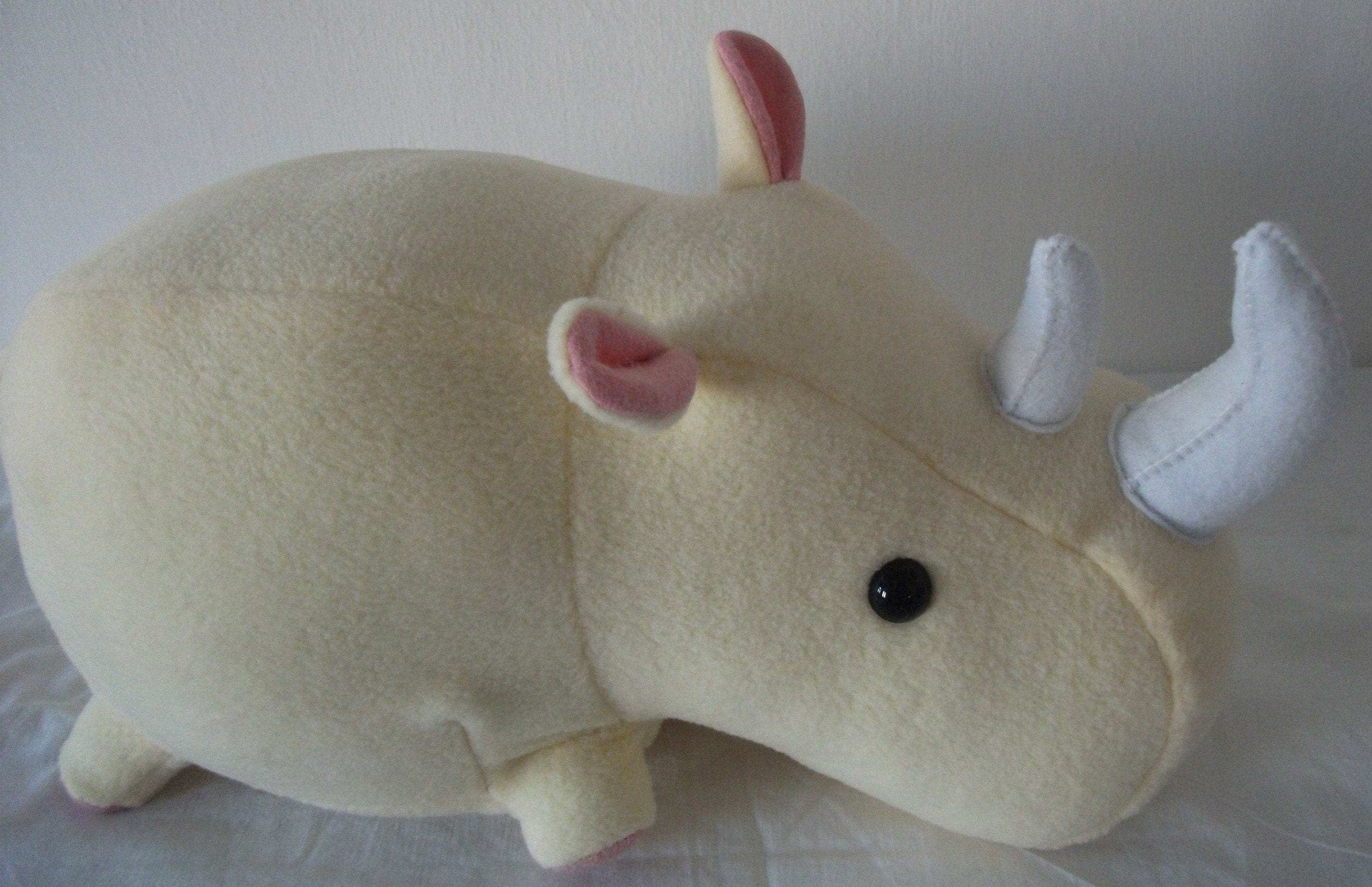 Reggie and Ruby Rhino Fleece Soft Toy - Etsy UK
