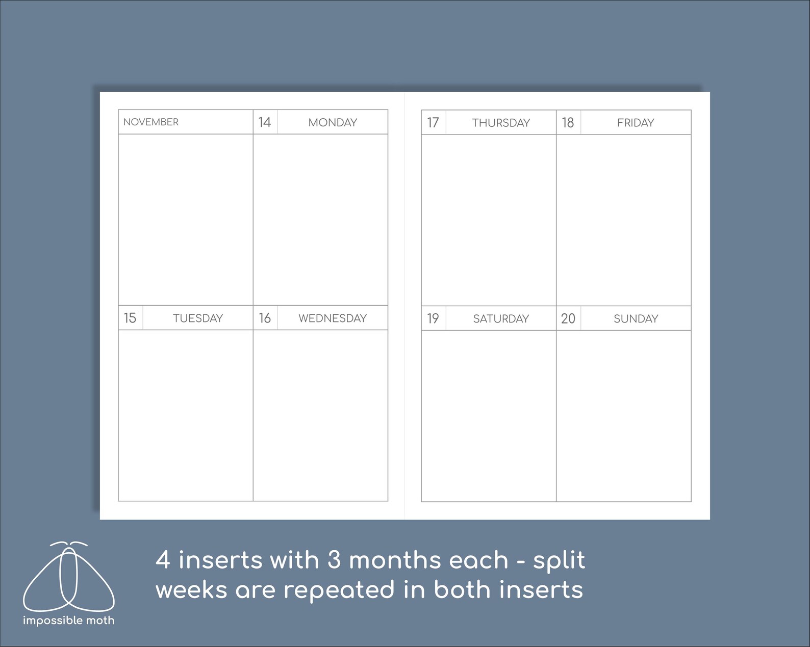 Weekly Planner 2025, Printable B6 Inserts for TN - Etsy