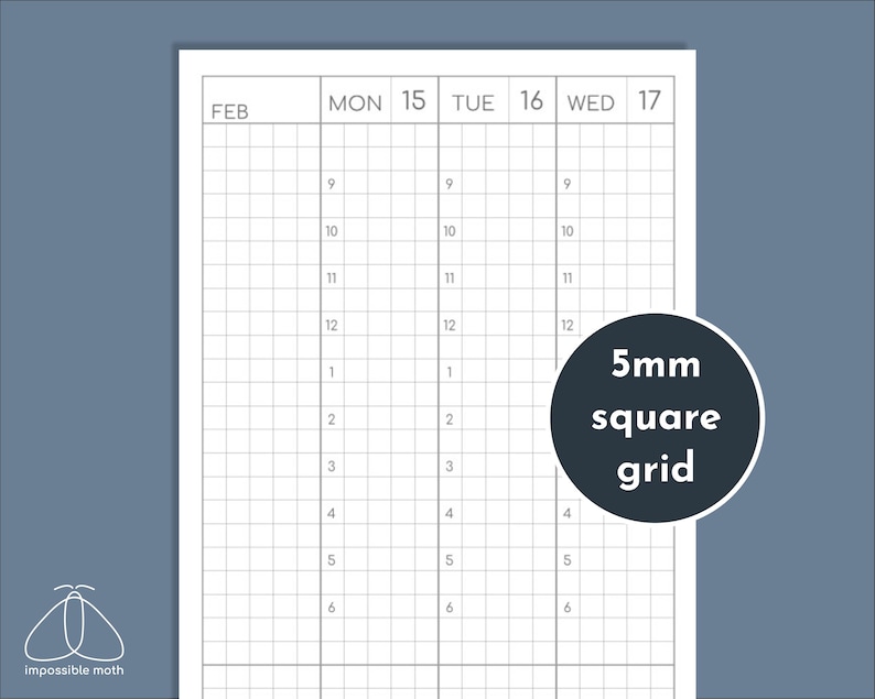 2026 Hourly Weekly Schedule, Printable B6 Slim Travelers Planner ...