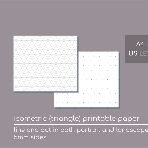 Hexagon Dot Grid and Line Printable Paper Art/organic - Etsy