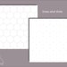 Hexagon Dot Grid and Line Printable Paper - Art/organic Chemistry ...