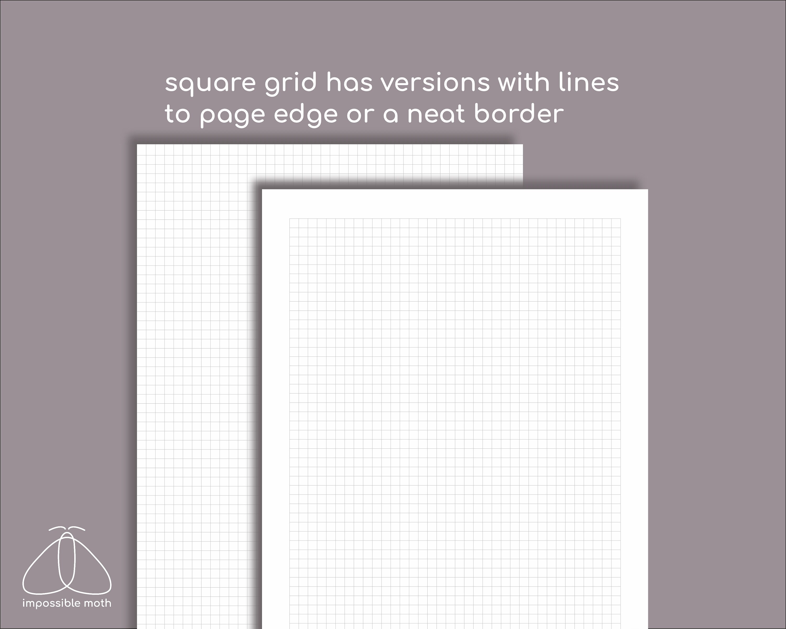 5mm Square and Dot Grid and Ruled Printable Paper - A4 and US Letter - Etsy