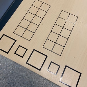 Ten Frame Stickers- Vinyl, Maths, Stickers, Teacher, Classroom Decal ...