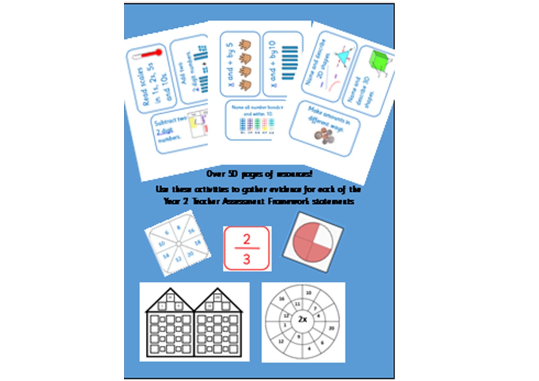 Teacher Assessment Framework Cards Digital Download - Year 2, Year 1 ...