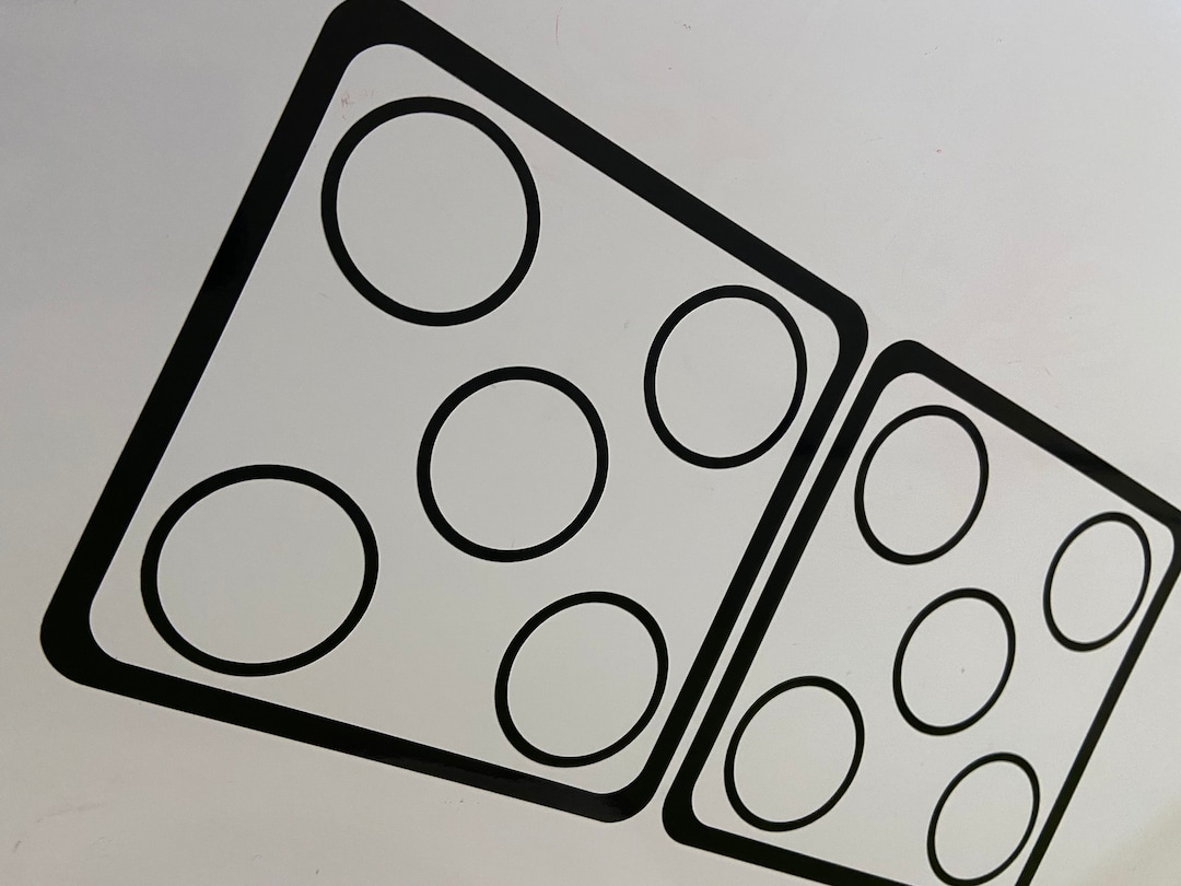 Hungarian Number Frame Stickers- Vinyl, Maths, Stickers, Teacher ...