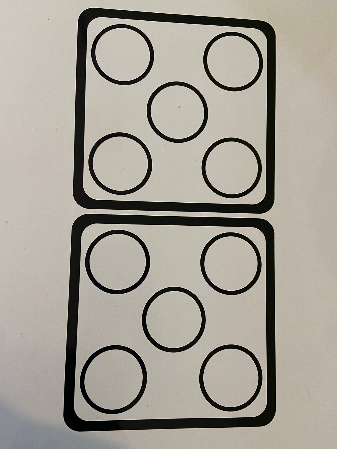 Hungarian Number Frame Stickers- Vinyl, Maths, Stickers, Teacher ...