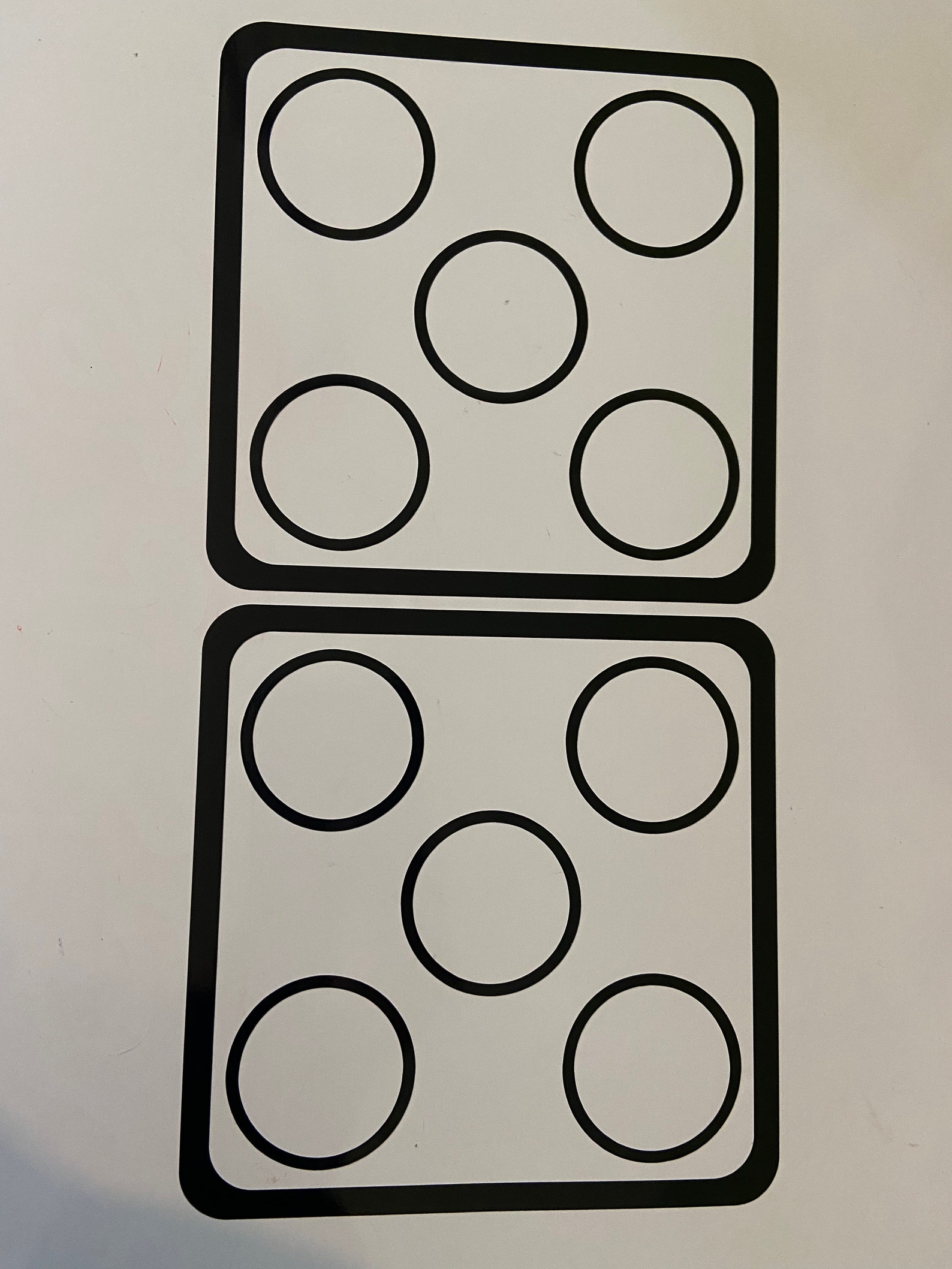 Hungarian Number Frame Stickers- Vinyl, Maths, Stickers, Teacher ...
