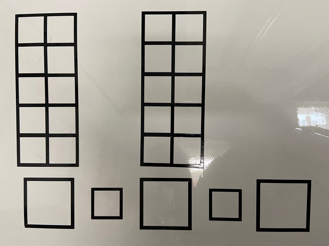 Ten Frame Stickers Vinyl Maths Stickers Teacher Classroom | Etsy UK