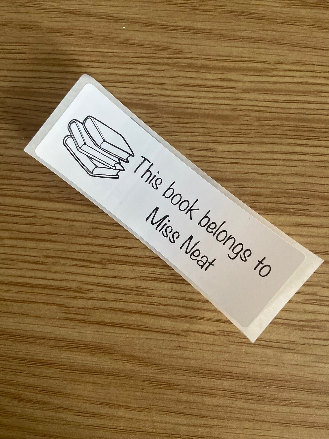 Multipack of ‘this Book Belongs To....’stickers - Etsy UK
