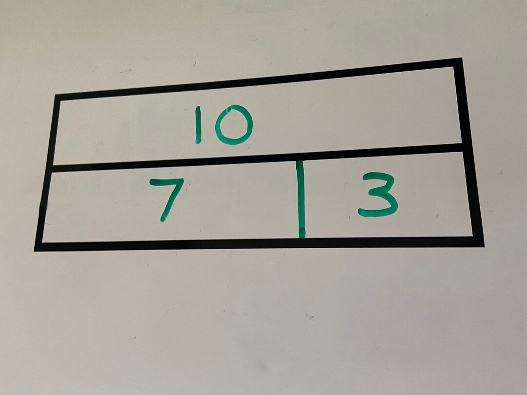 Bar Model Sticker Vinyl Maths Classroom Decal Working - Etsy Canada