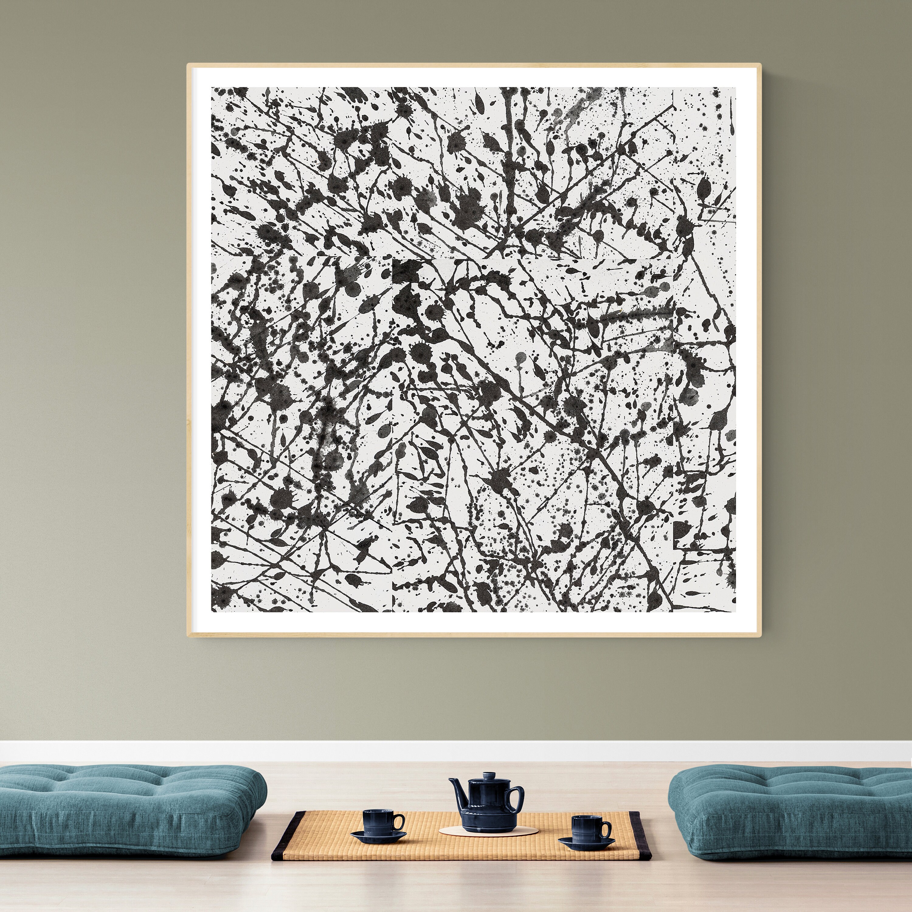 Zen Ink Art/Fine Art Giclee print /Painting Art Print | Etsy