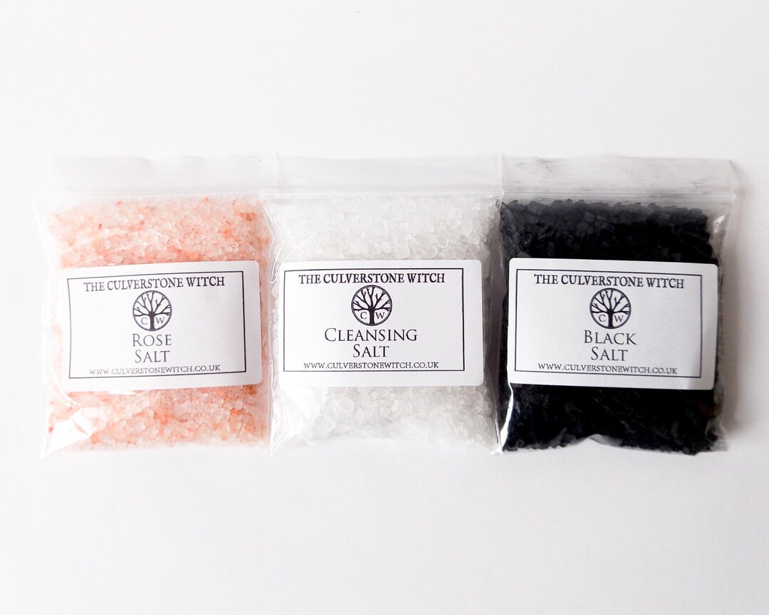 Set of 3 X 50g Witch Salts - Witchcraft Kit , Spell Kit, Starter Kit ...