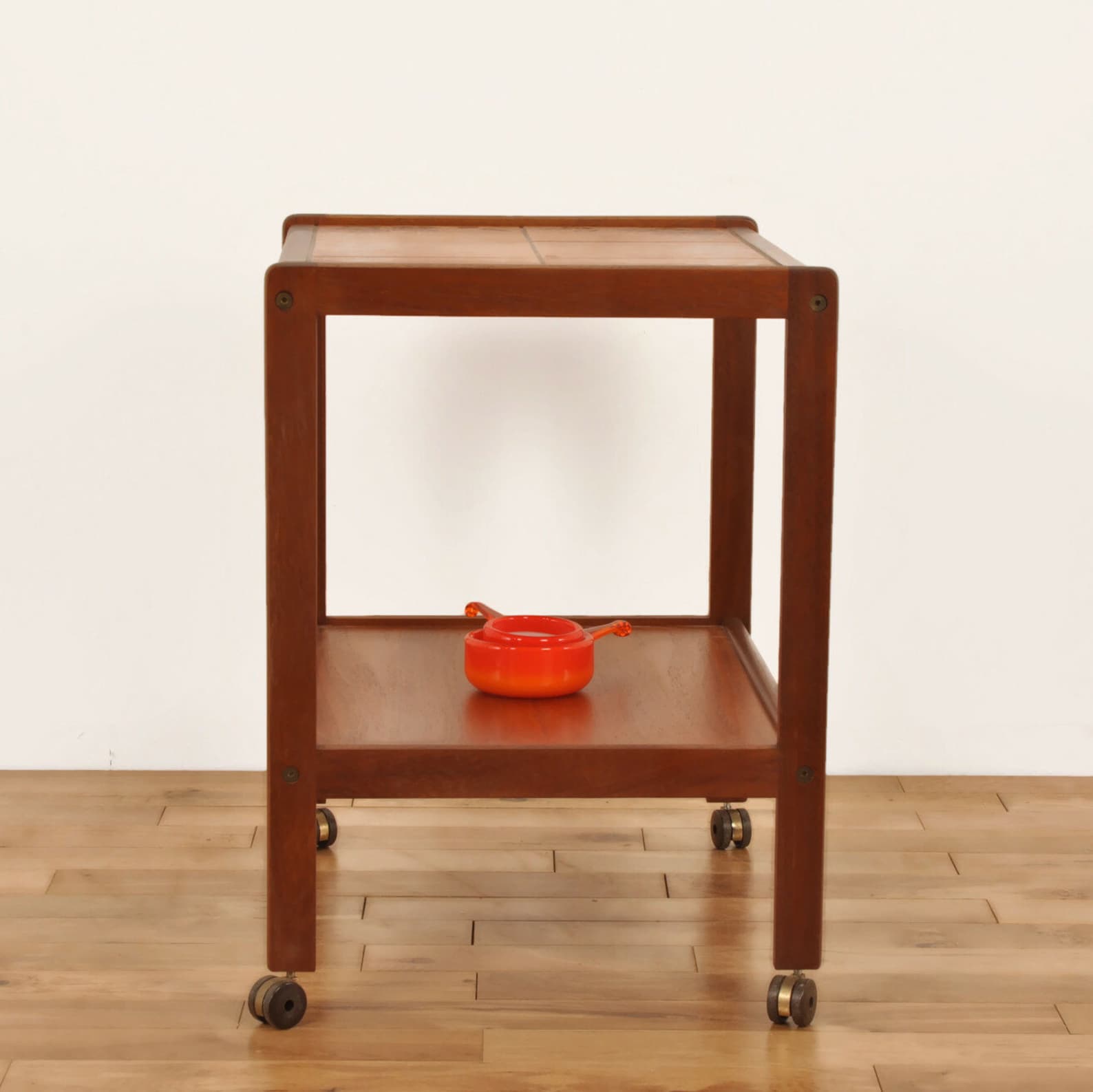 Mid Century Tiled Top Teak Hostess Tea Trolley or Bar Cart - Etsy