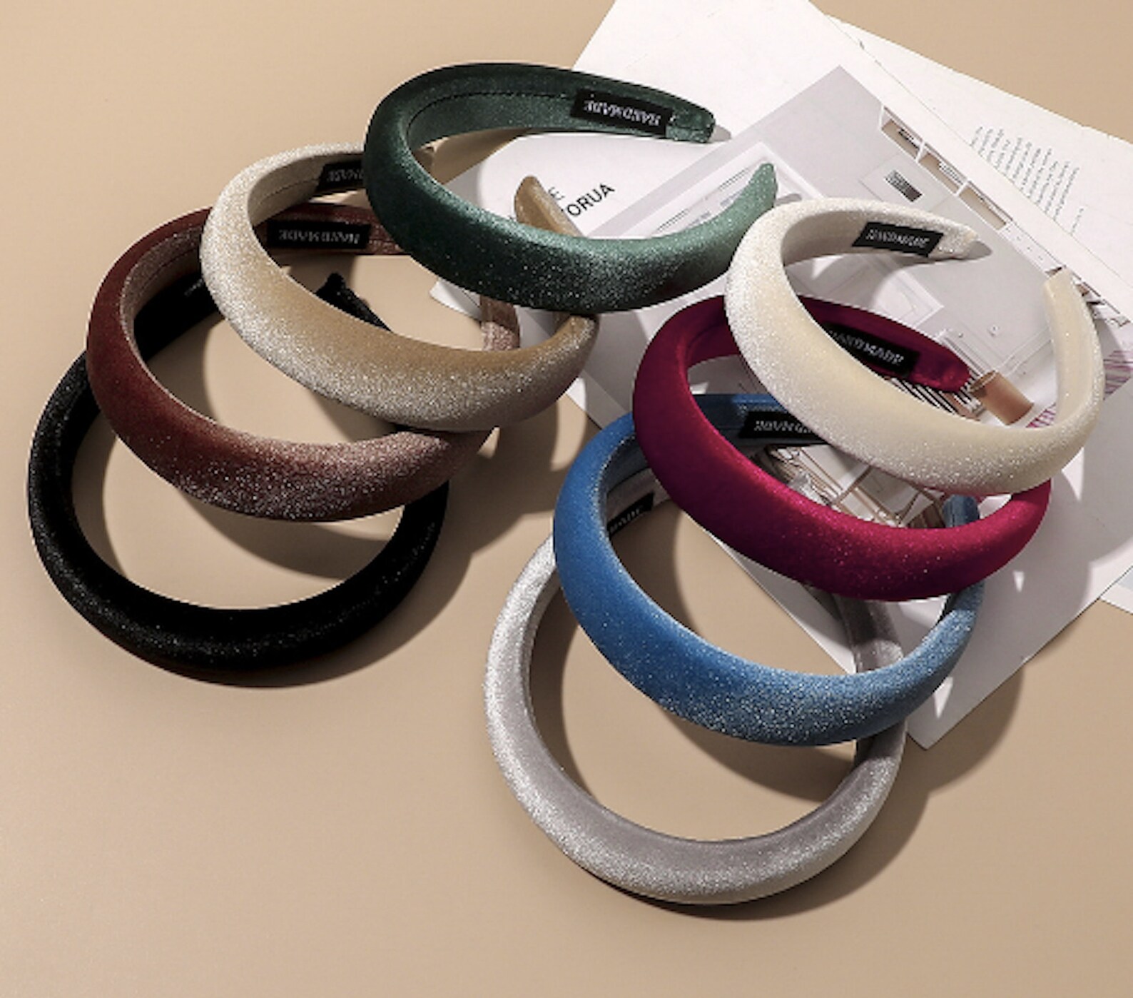 2 Pack Velvet Hairband Headband Minimalist Headband Thick - Etsy