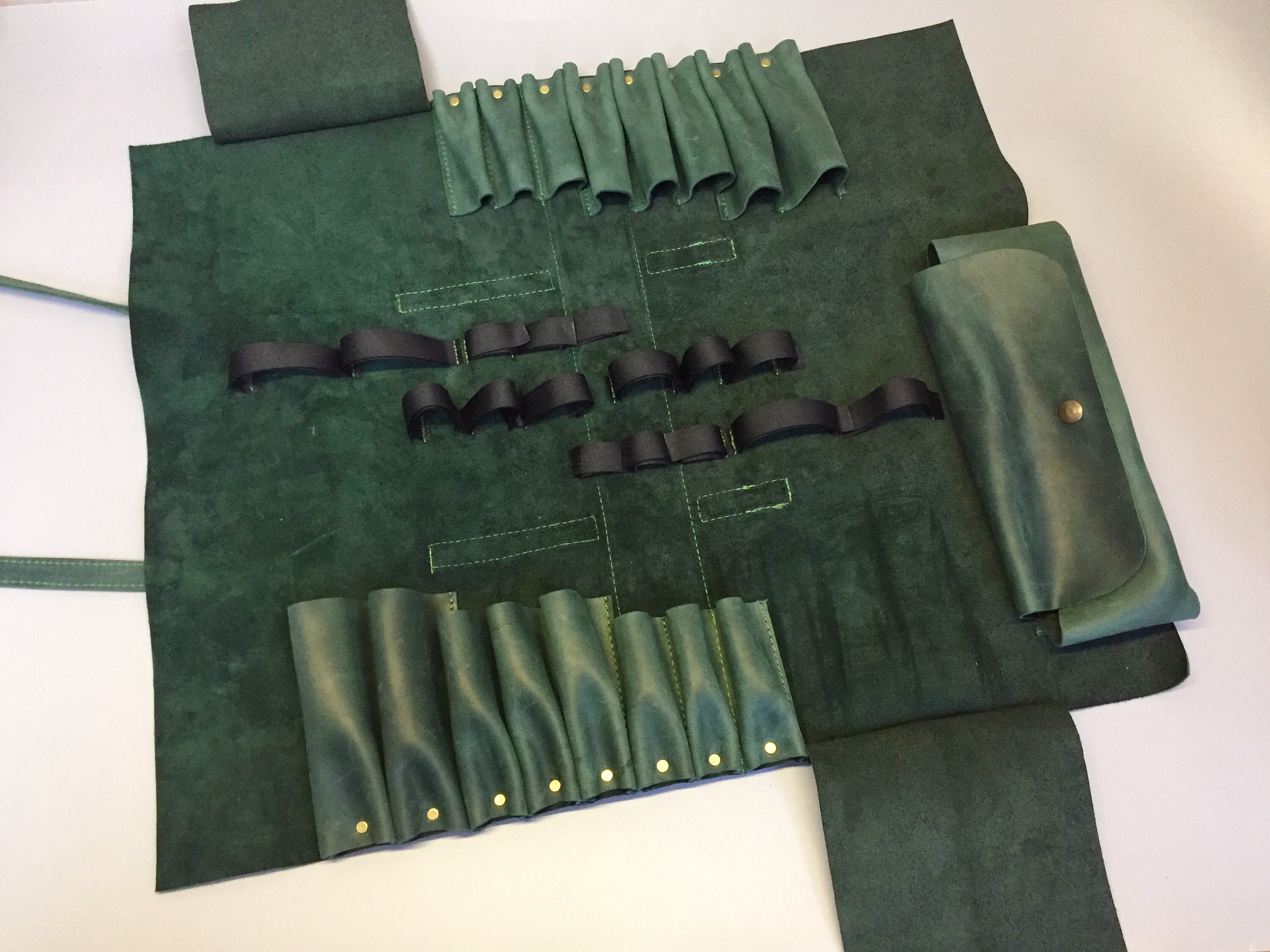 Personalized Chefs Knife Case Knives Storage With 8 Pockets | Etsy